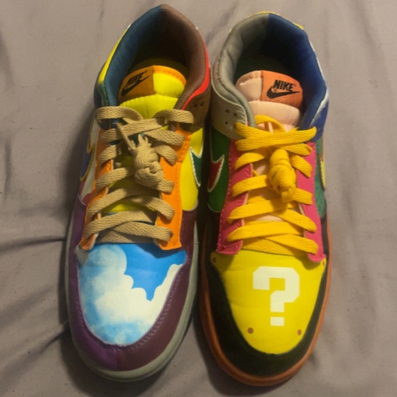 Nike | Shoes | What The Super Mario Dunk Low Sb | Poshmark